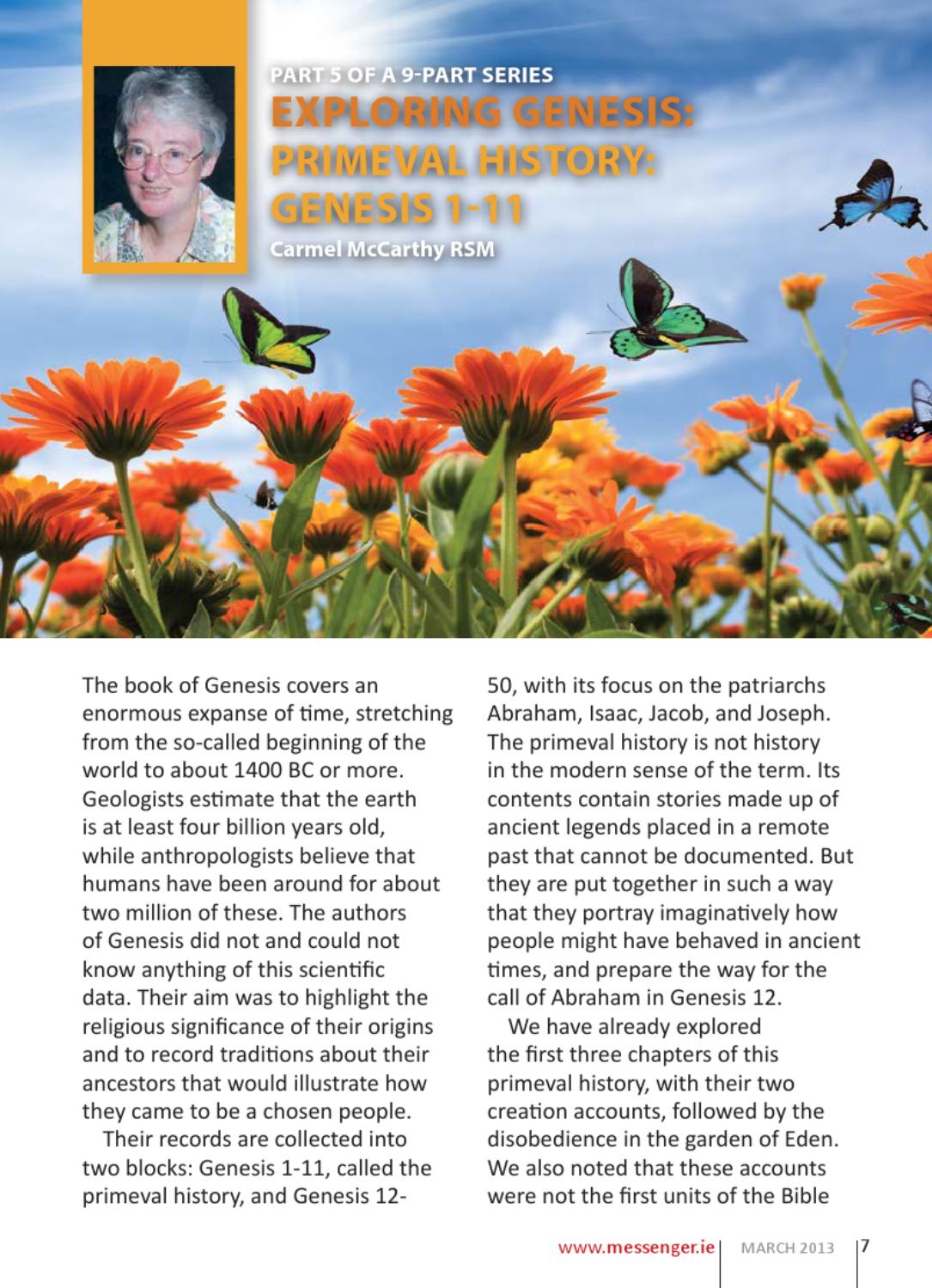 Exploring Genesis - March 2013 by Messenger Publications - Issuu