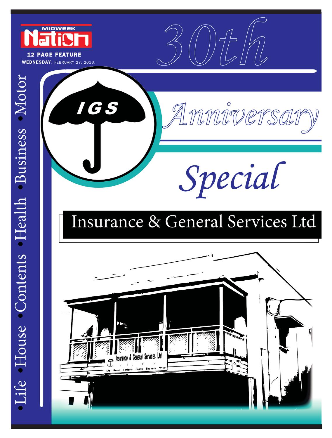 Insurance & General Services Ltd's 30th Anniversary Special by Nation ...