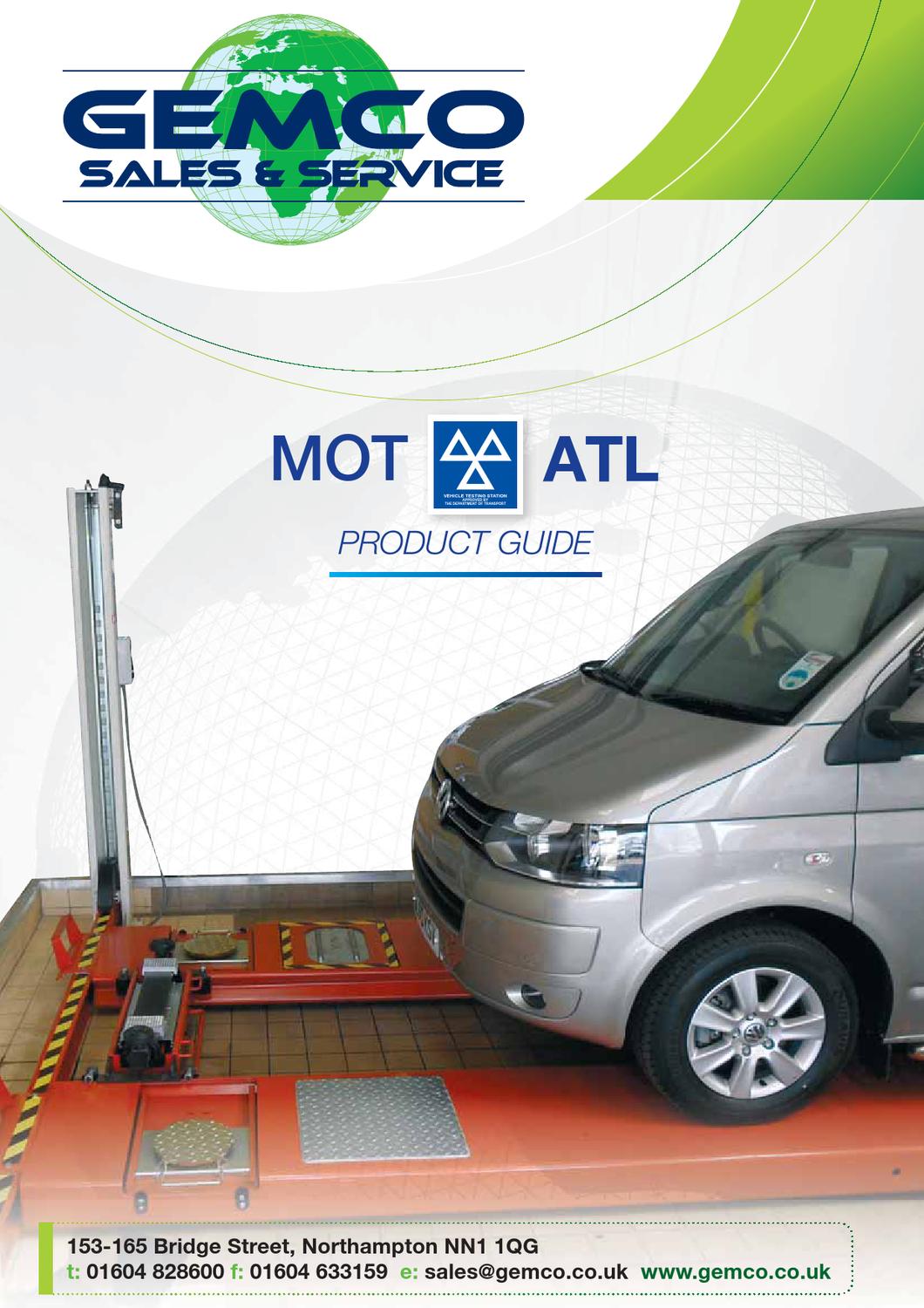GEMCO MOT/ATLPRODUCT GUIDE by Blayney Partnership - Issuu