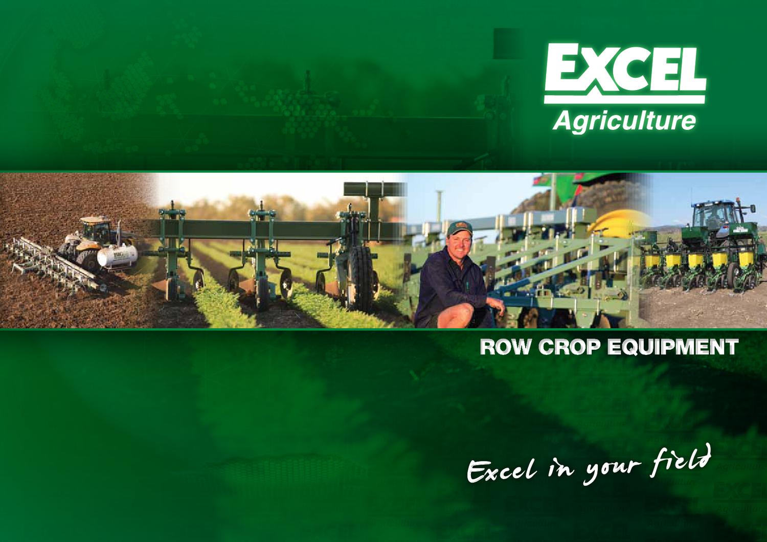 Excel Agriculture Row Crop Equipment by Info-Design Online - Issuu