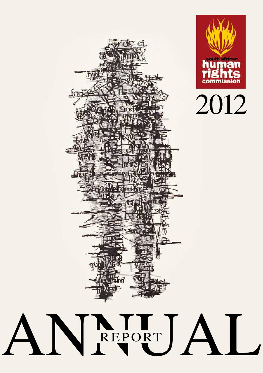 South African Human Rights Commission Annual Report 2012 by Handmade ...