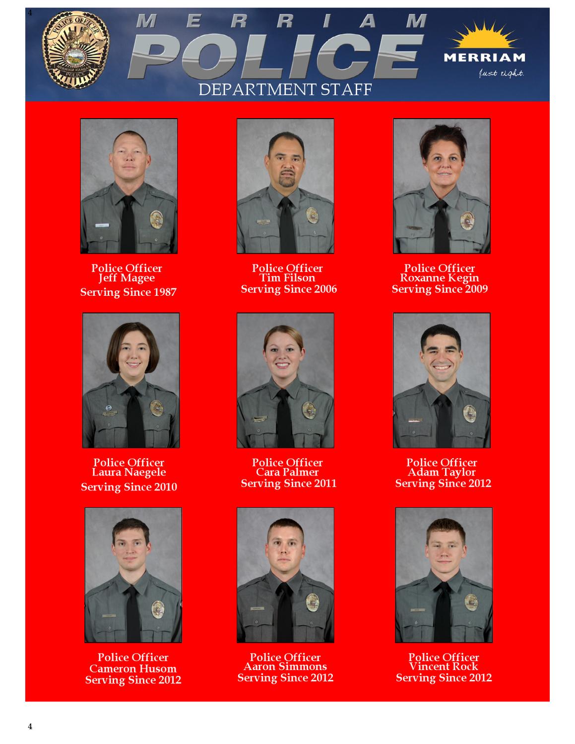 Merriam Police Department 2012 Annual Report by City of Merriam, Kansas ...