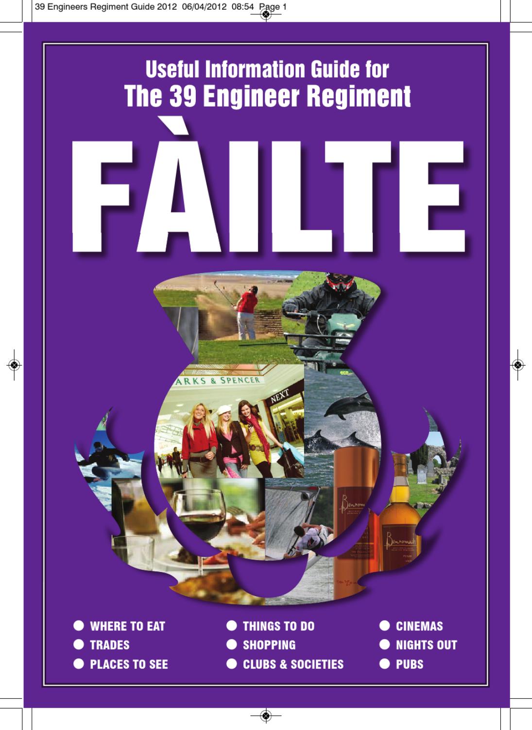 39 Engineers Regiment Guide 2012 by david nelmes - Issuu