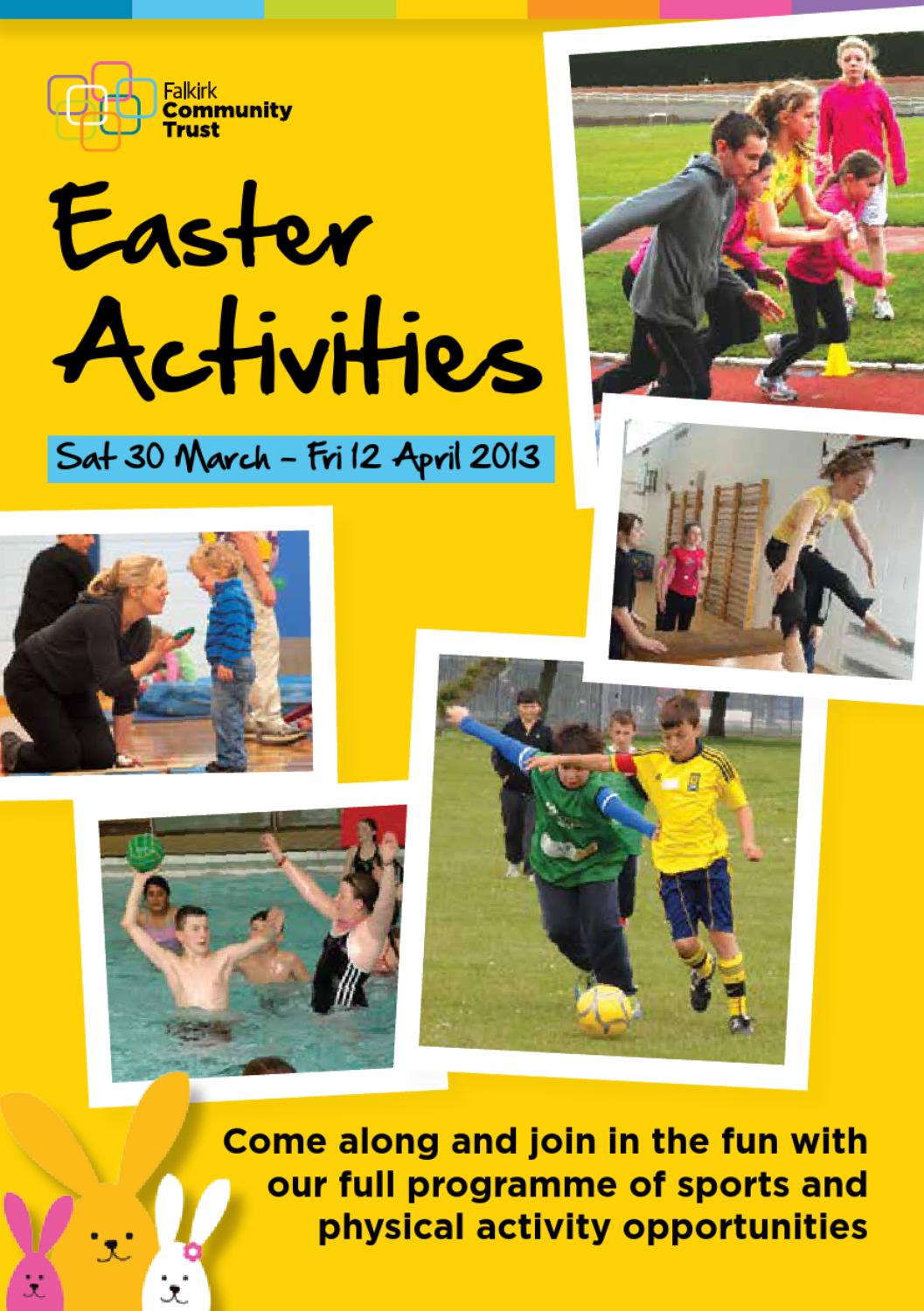 Easter Activities at Falkirk Community Trust by Falkirk Leisure ...