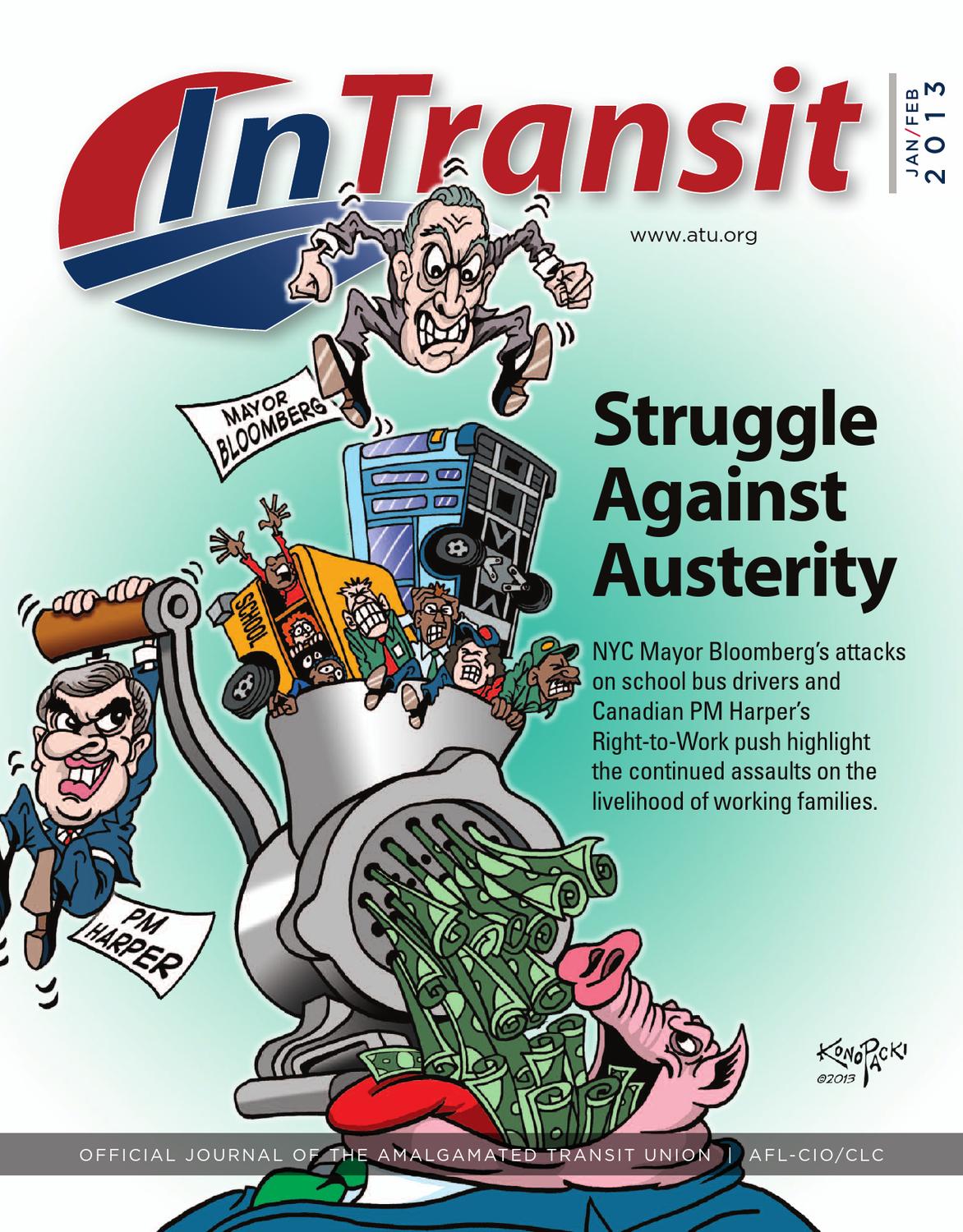 In Transit - January/February 2013 by Amalgamated Transit Union - Issuu