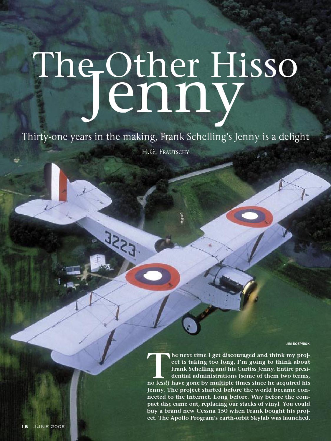 2005-Vol.-33-No.-06-The-Other-Hisso-Jenny by EAA Vintage Aircraft ...