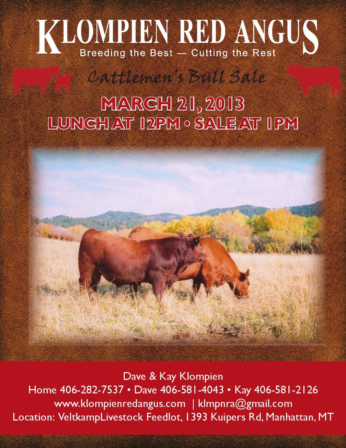 2013 Klompien Red Angus Bull Sale Catalog by DFman Enterprises - Issuu
