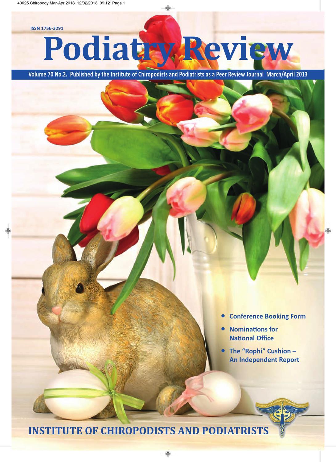 Podiatry Review March/April 2013 by The Institute of Chiropodists ...