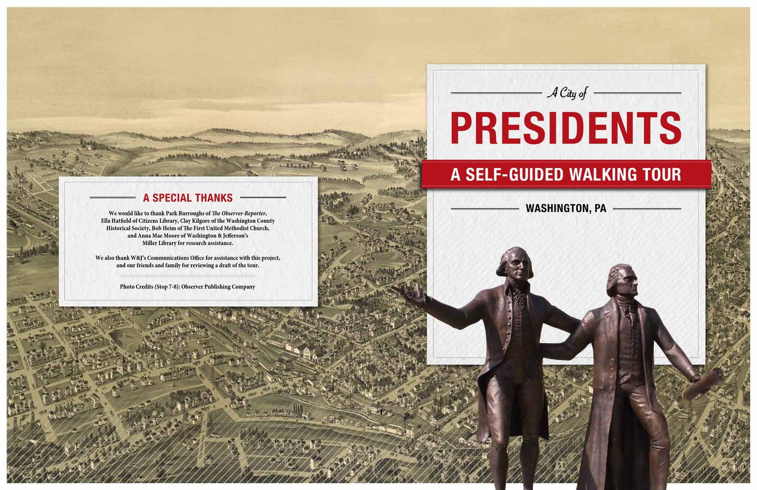 Presidential Walking Tour by Washington & Jefferson College - Issuu
