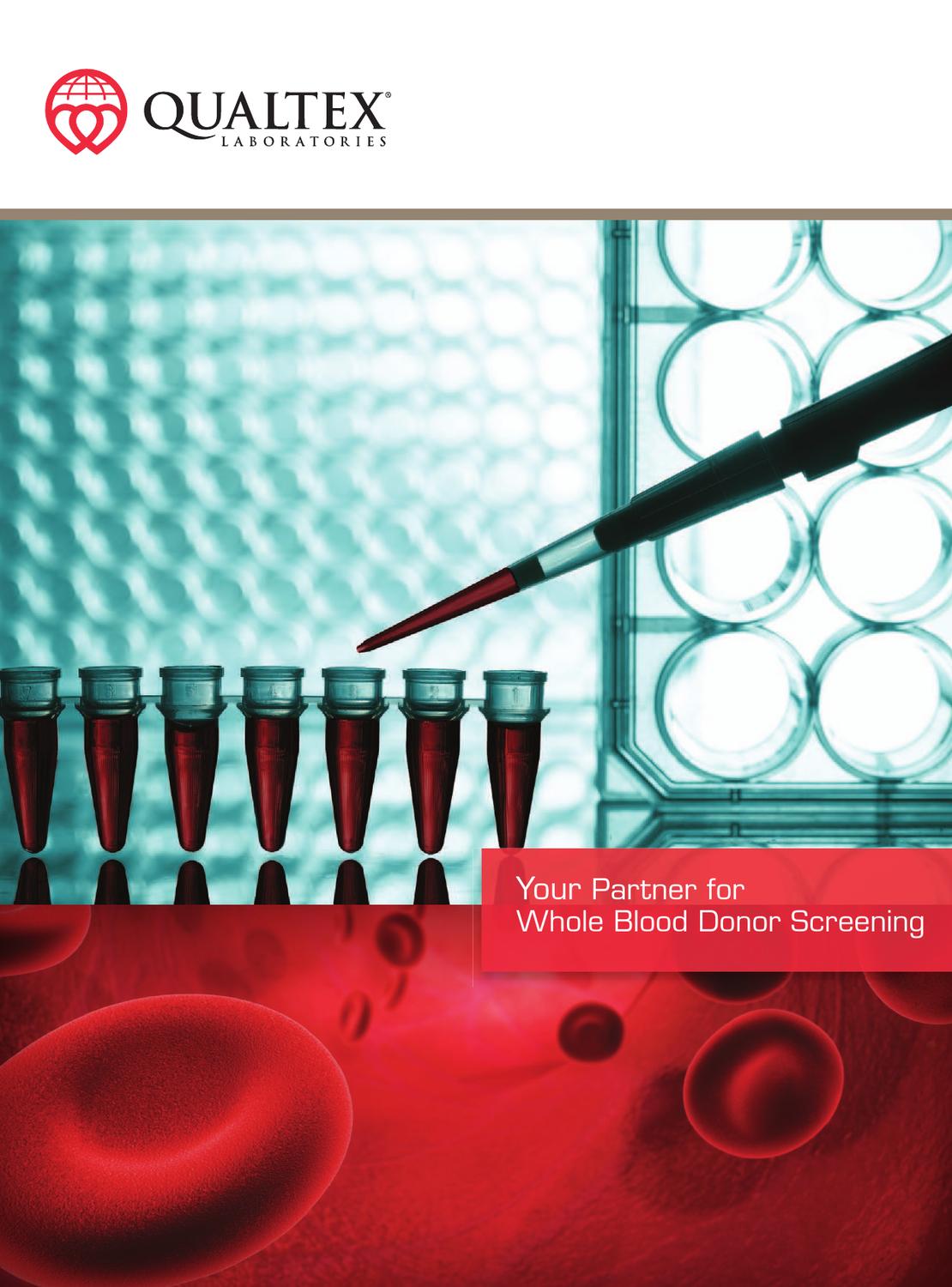 QualTex Whole Blood Testing by Connect for Life - Issuu