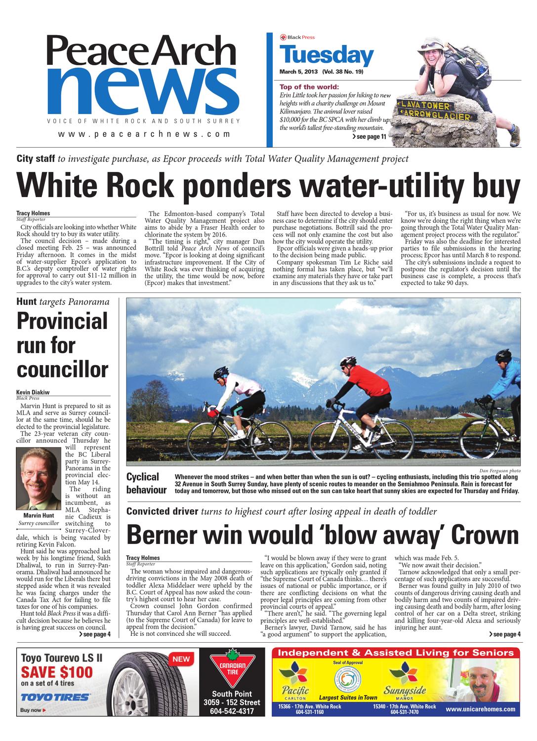 Peace Arch News, March 05, 2013 by Black Press Media Group - Issuu