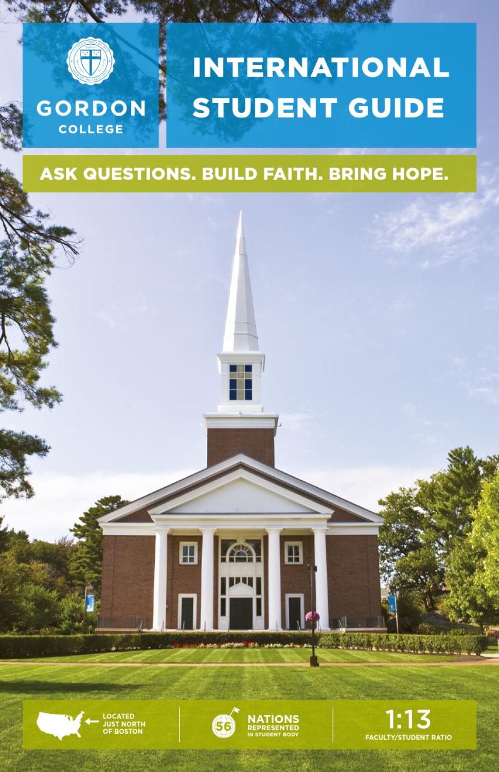 International Student Guide by Gordon College - Issuu