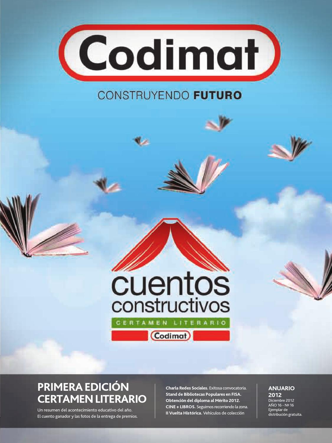 Codimat | Anuario 2012 by Codimat - Issuu