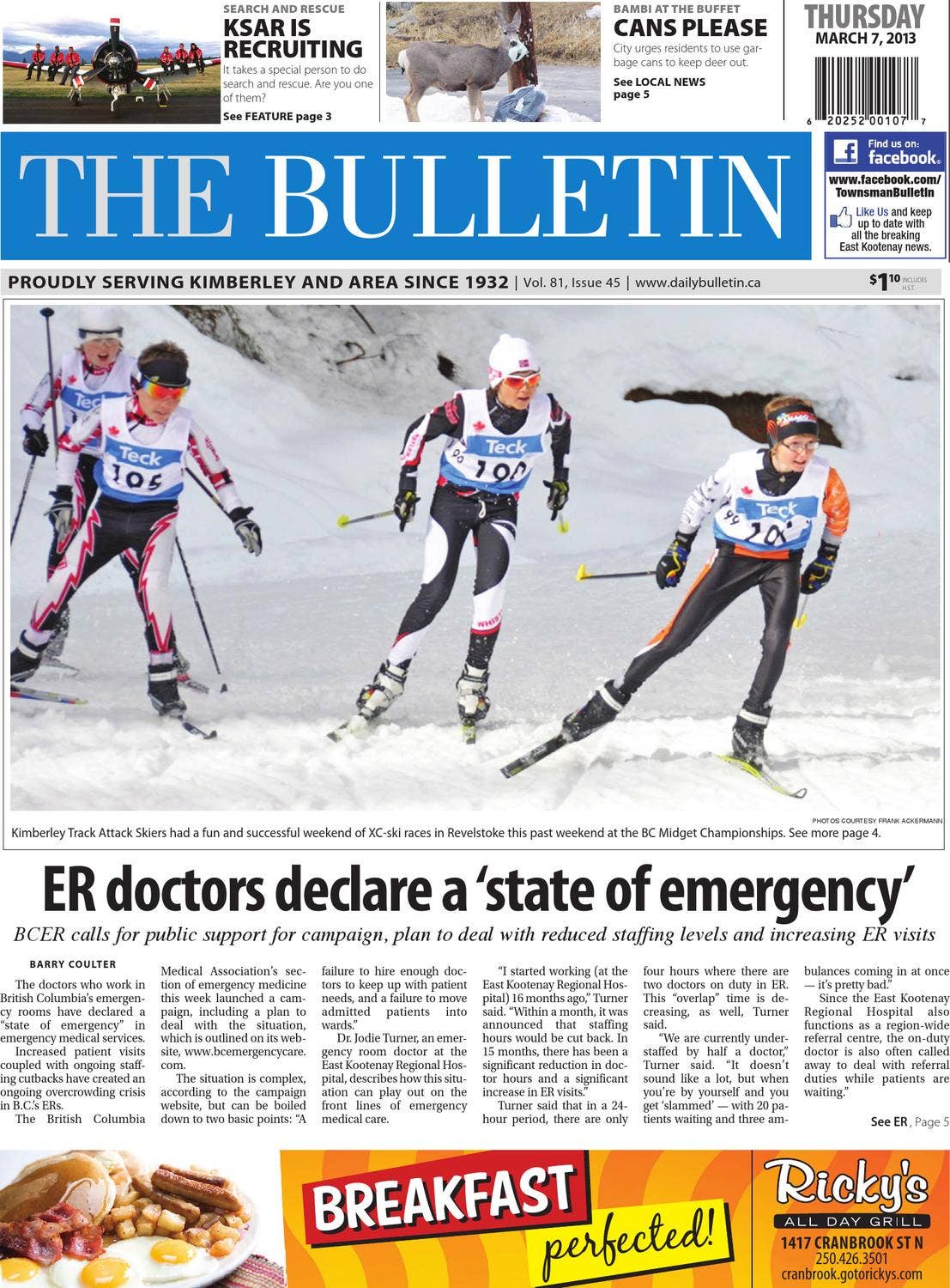 Kimberley Daily Bulletin, March 07, 2013 by Black Press Media Group - Issuu