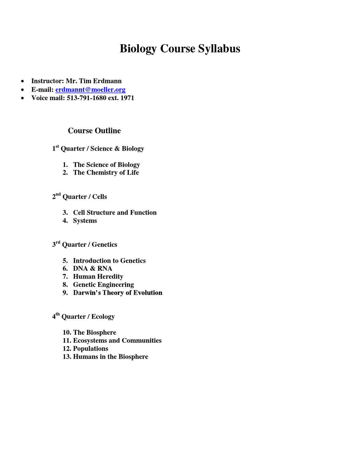 Biology CP2 by Archbishop Moeller High School - Issuu
