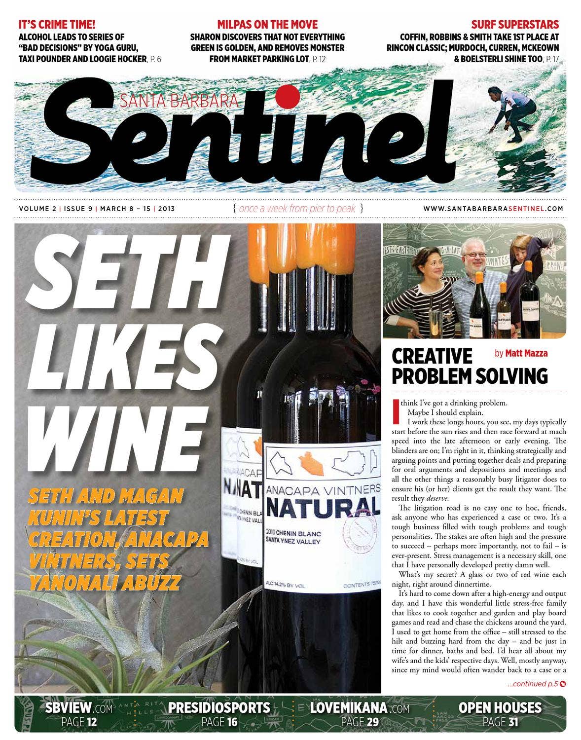 Seth Likes Wine by Montecito Journal - Issuu