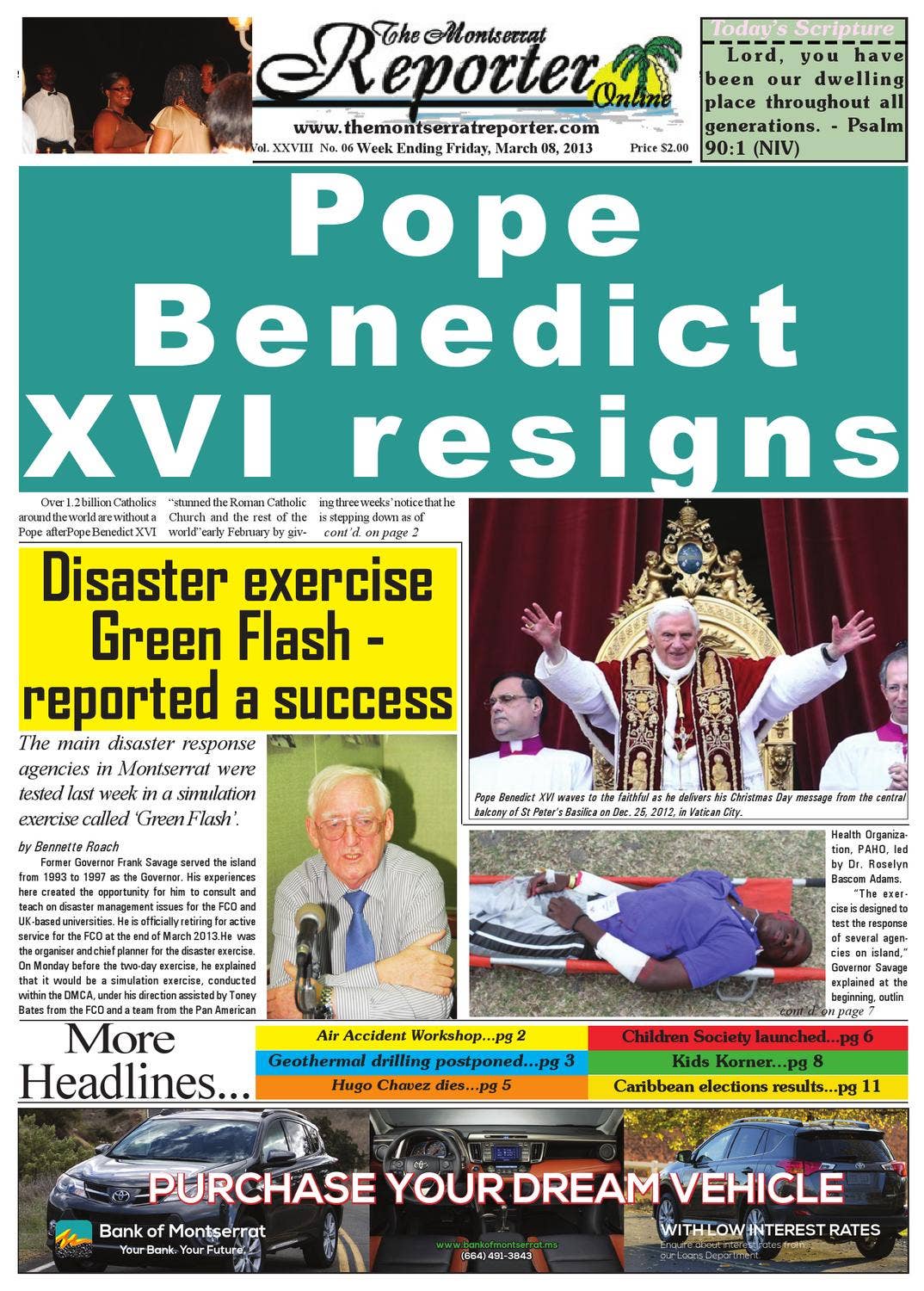 The Montserrat Reporter- March 8 2013 by The Montserrat Reporter - Issuu