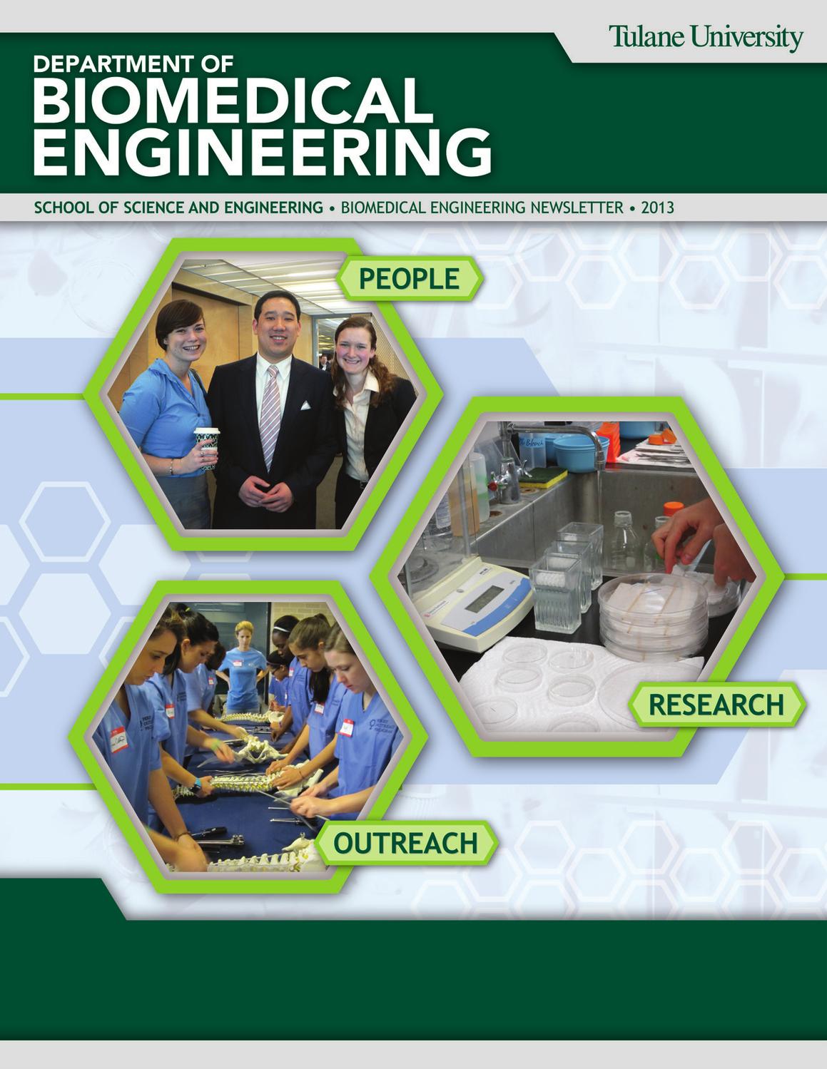 Tulane Biomedical Engineering Newsletter: Spring 2013 by Mudbug Media ...