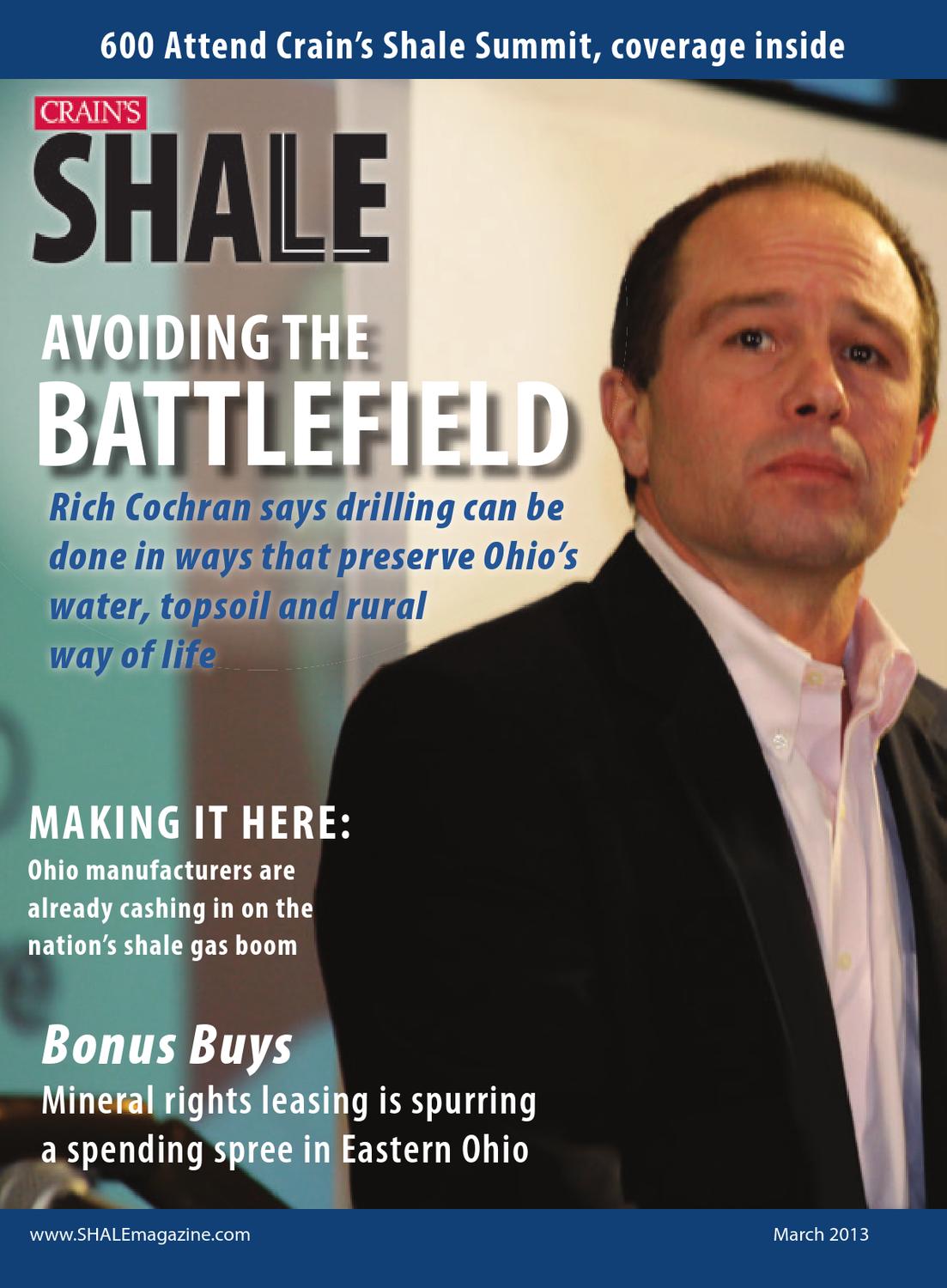 Crain's Shale Magazine, March 2013 by Crain's Cleveland Business - Issuu