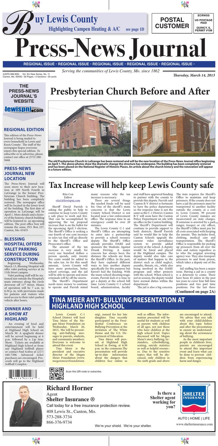 Press News Journal by Lewis County Press - Issuu