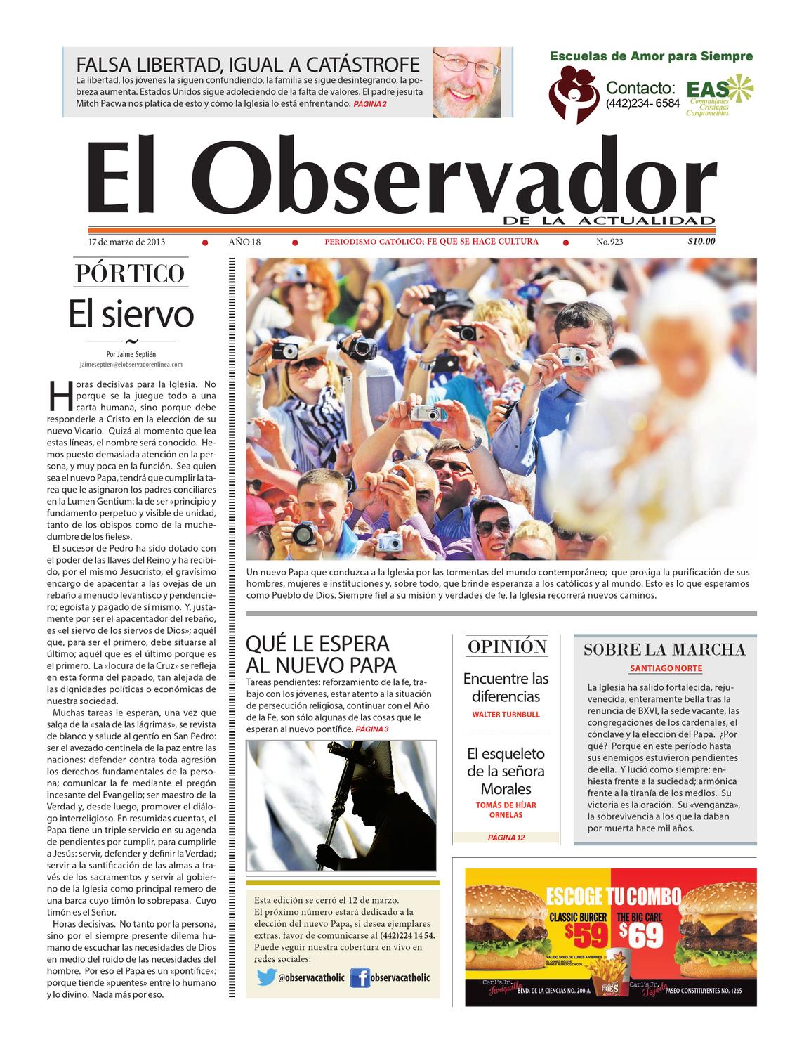 923 El Observador de la Actualidad by El Observador de la Actualidad ...