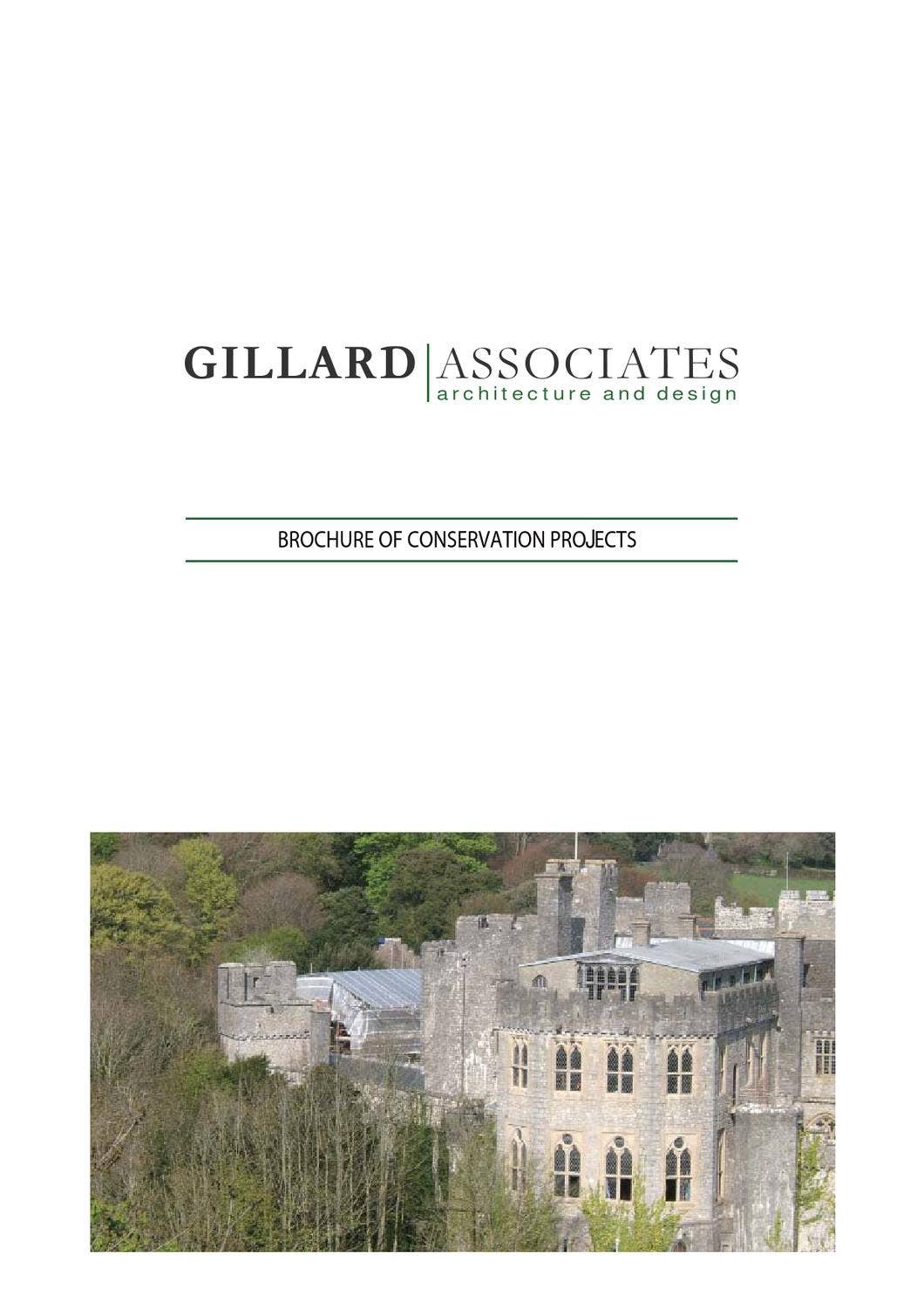 Gillard Associates Conservation WOrk by Alan Gillard - Issuu
