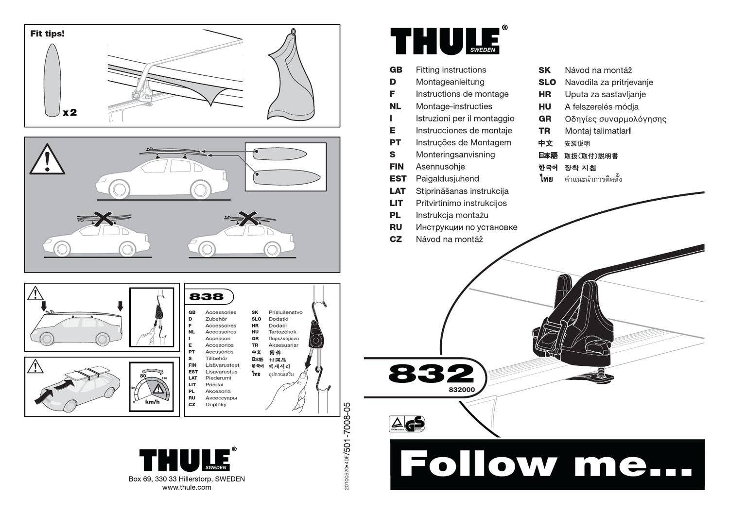 THULE - Porte-surf 832 by Charlie Agency - Issuu