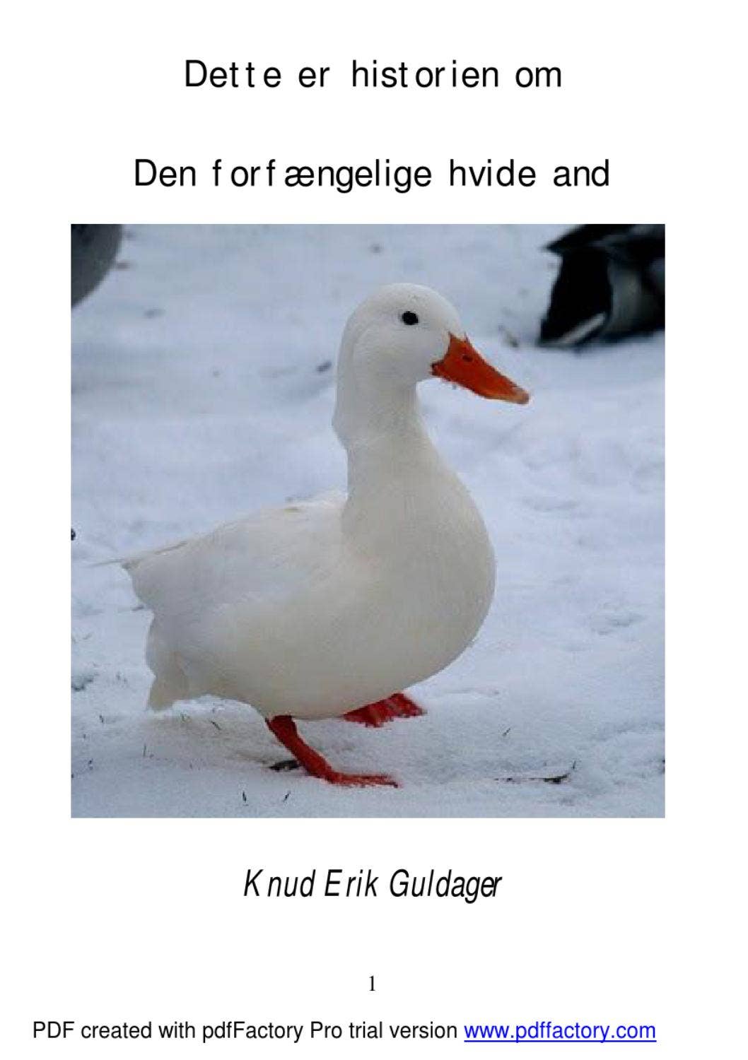 Den forfængelige hvide and by Knud Erik Guldager - Issuu
