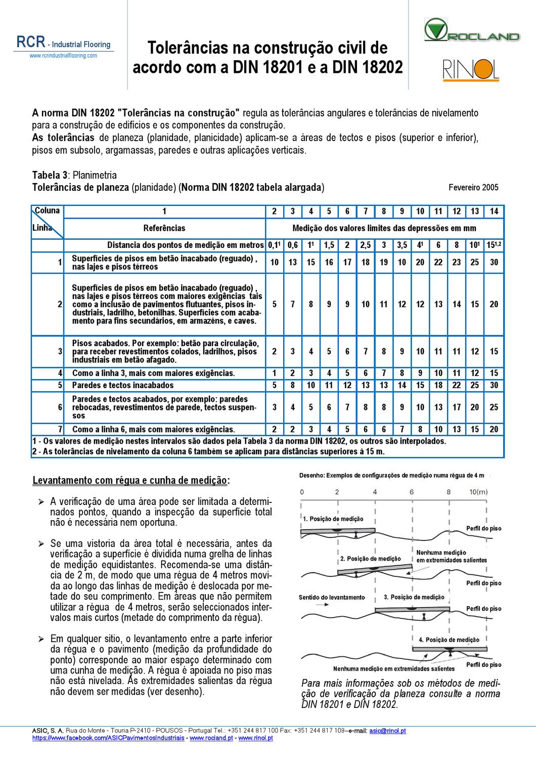 DIN18202 - Tabela3 by Adelino Ribeiro - Issuu