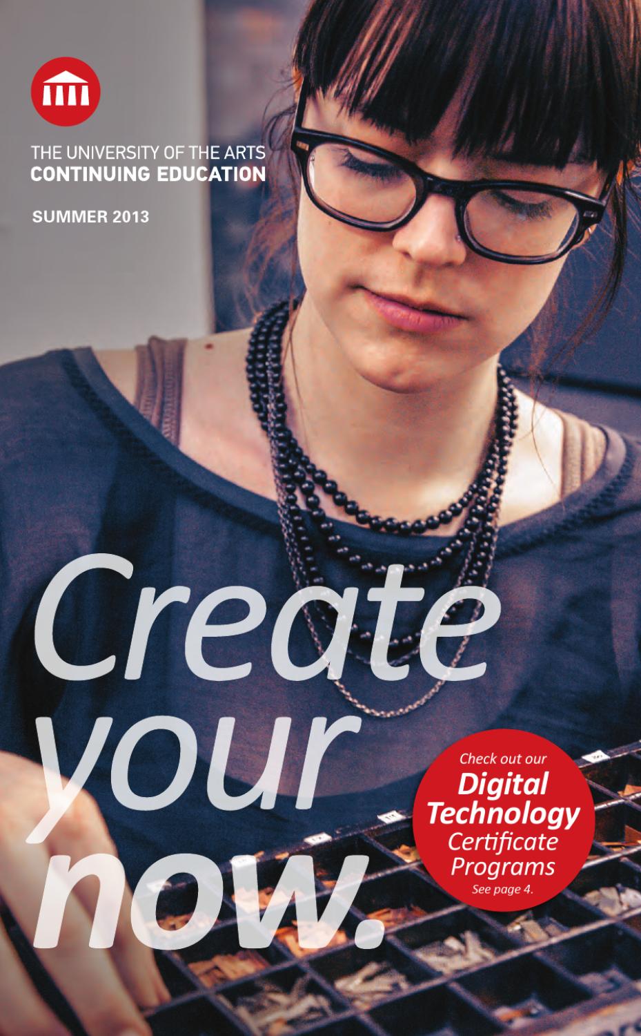 Continuing Education Summer 2013 Course Brochure by University of the ...