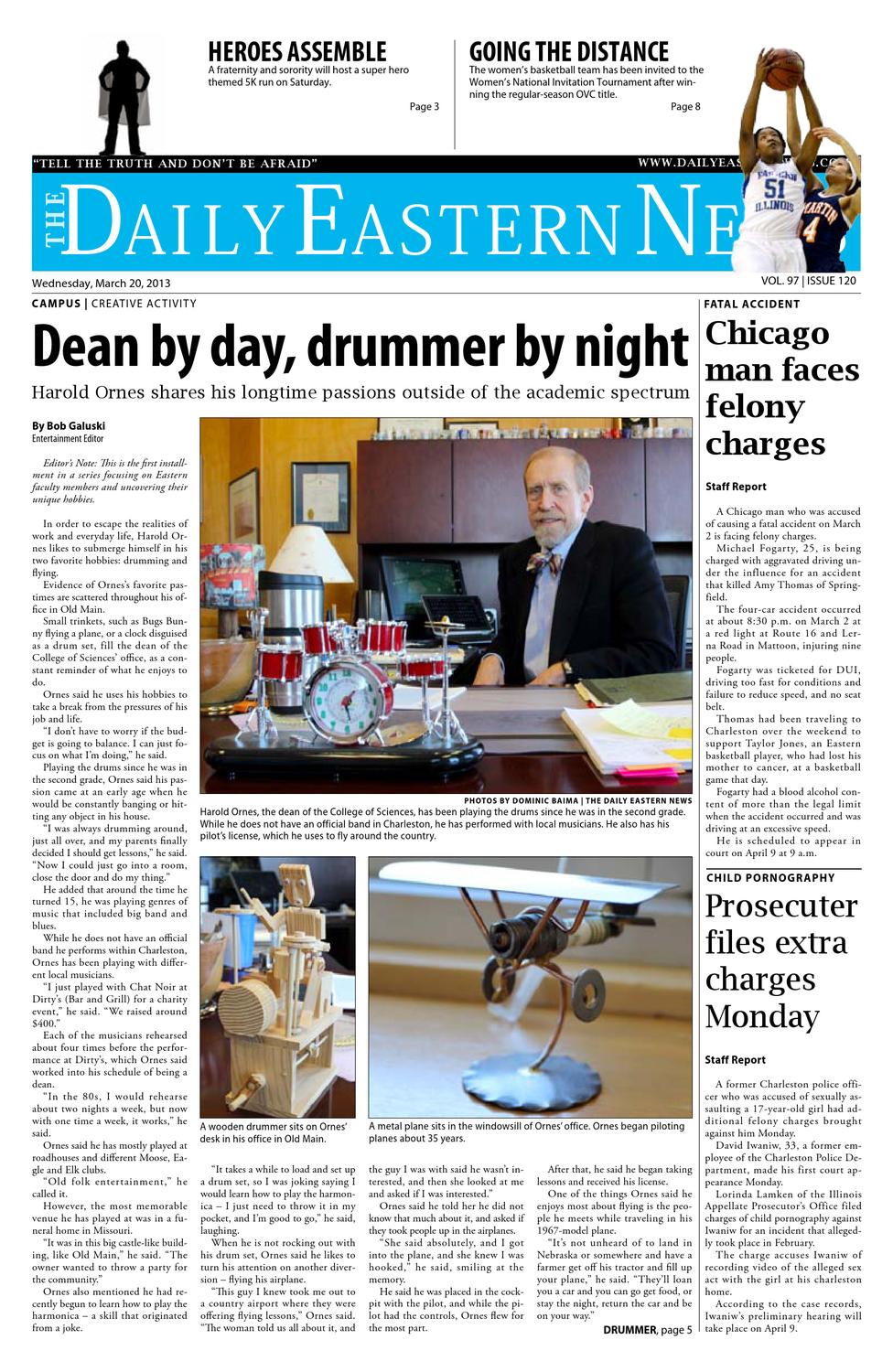 Issue 120 Volume 97 by The Daily Eastern News - Issuu