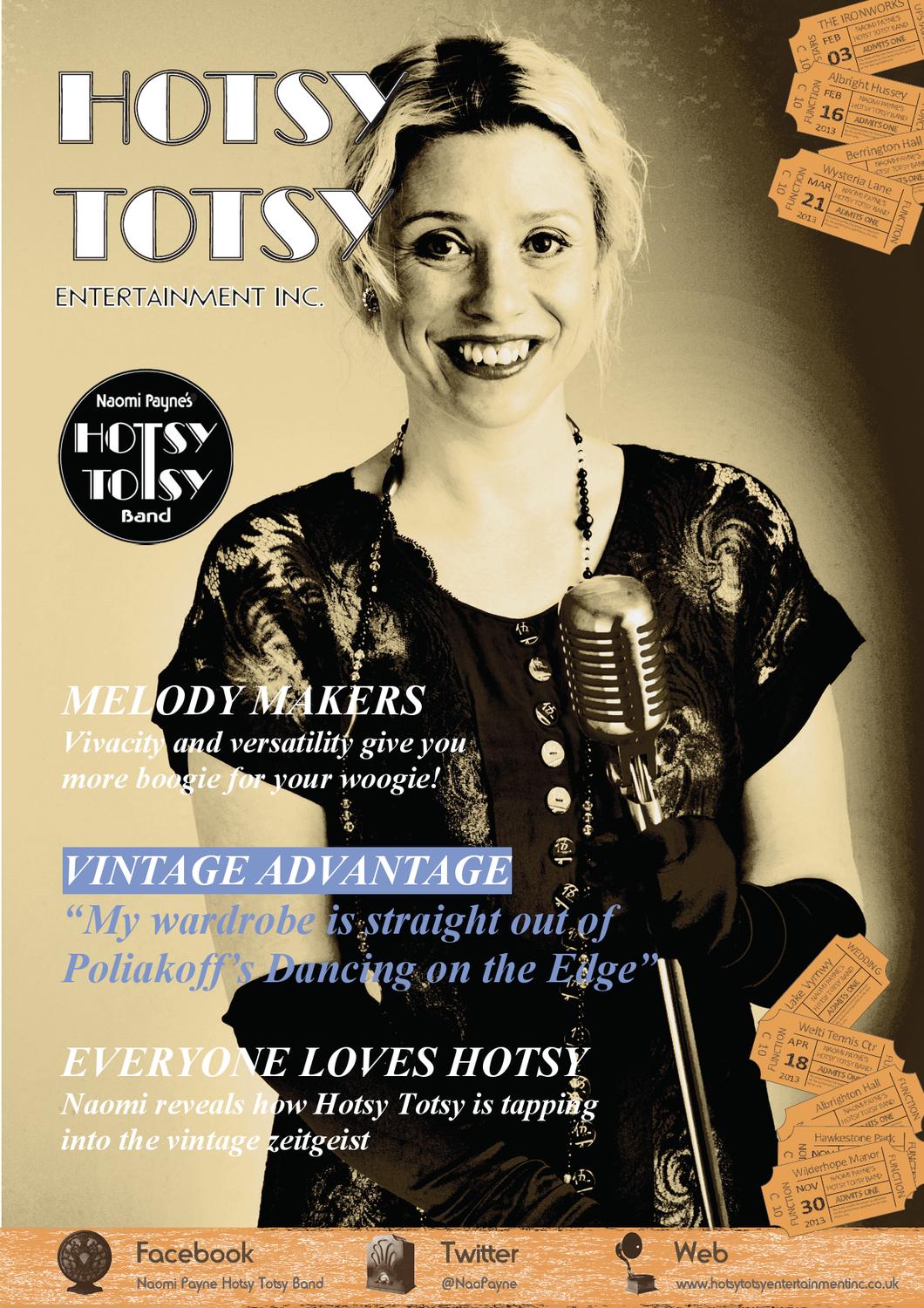 Hotsy Totsy Entertainment by The Jools Payne Partnership - Issuu
