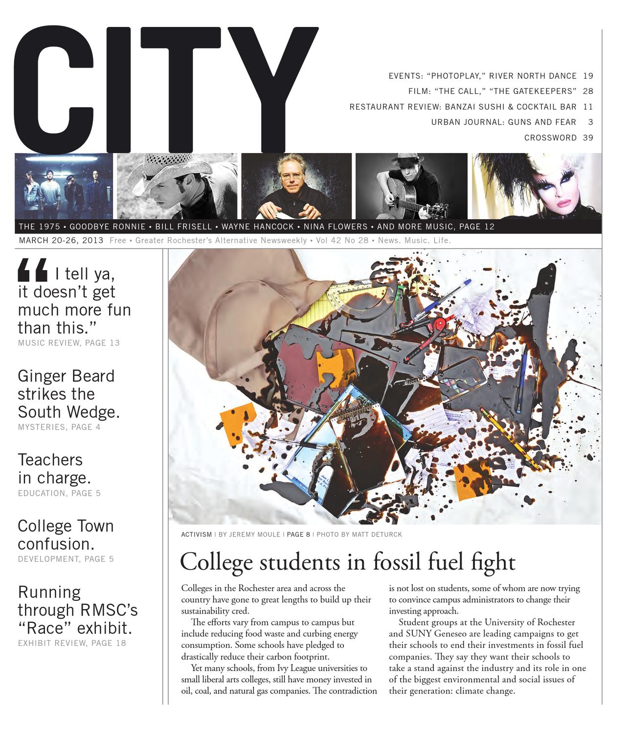 March 20-16, 2013 - City Newspaper by CITY Magazine - Issuu