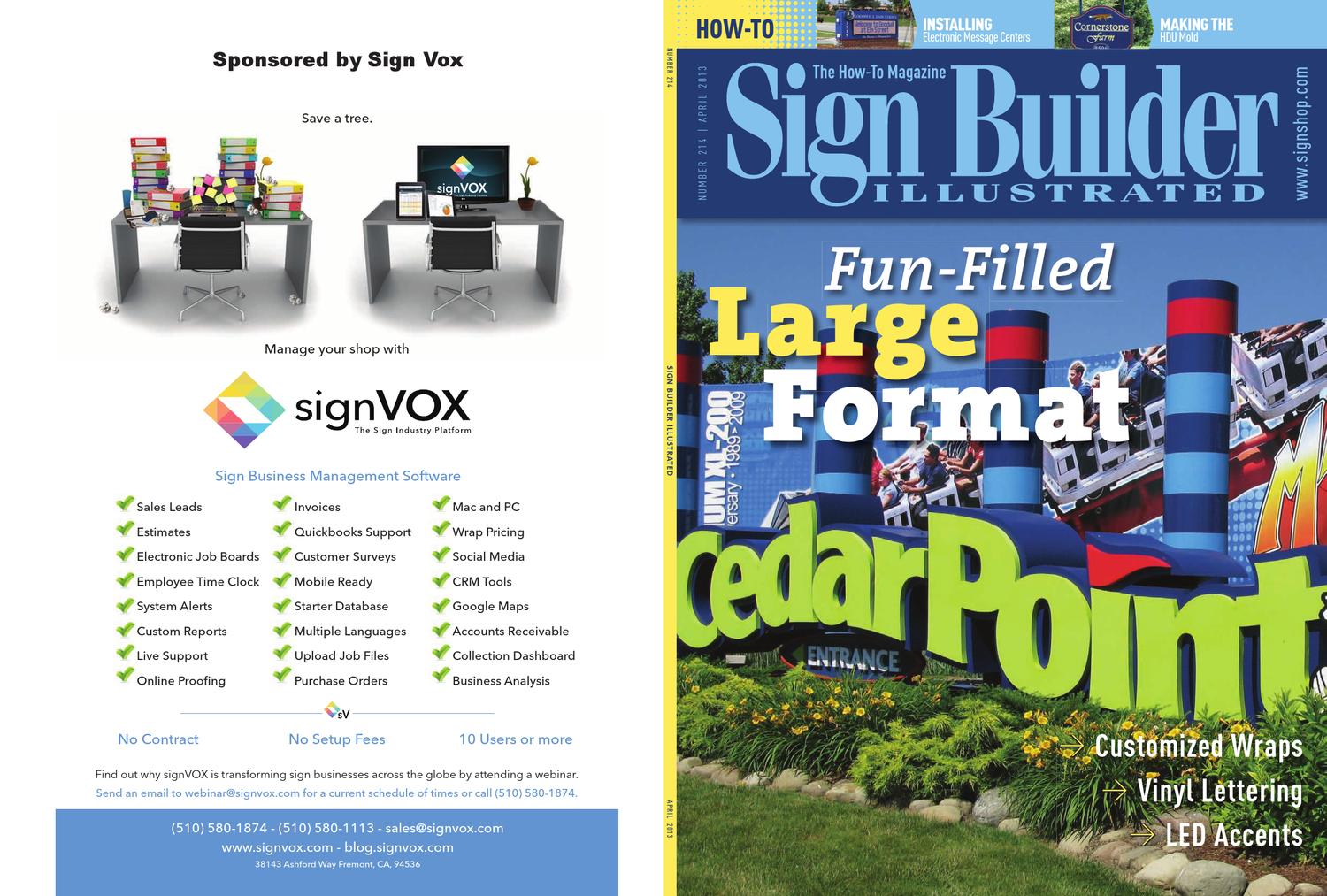 Sign Builder Illustrated April 2013 by Sign Builder Illustrated - Issuu
