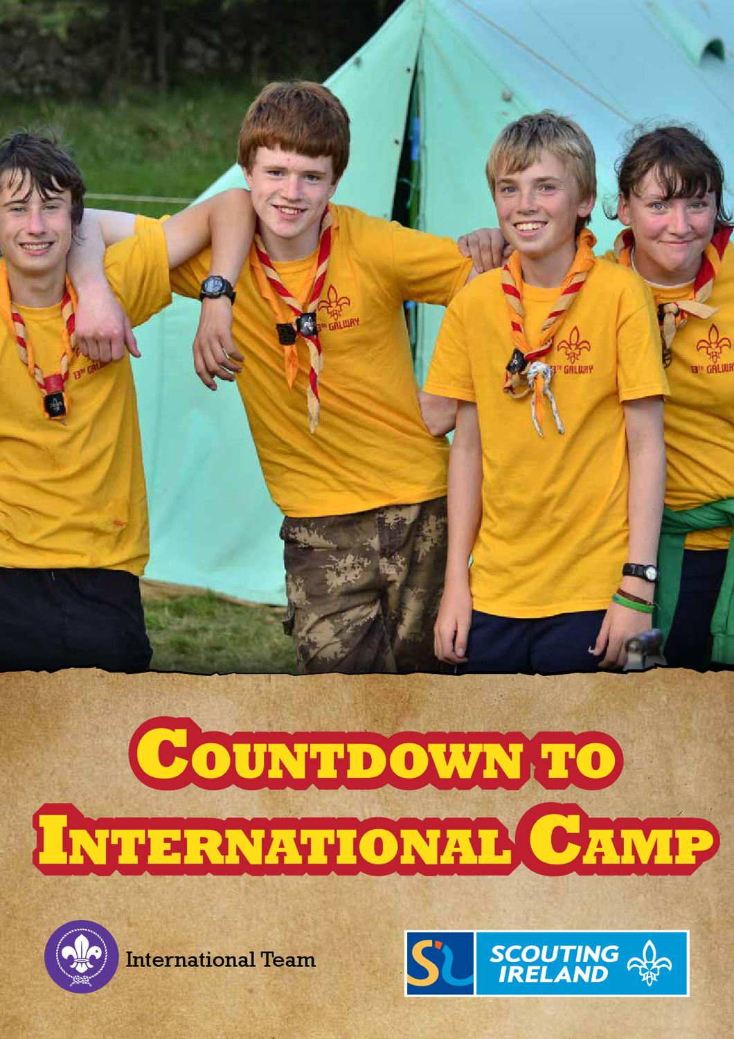 Countdown to international camp by Scouting Ireland - Issuu