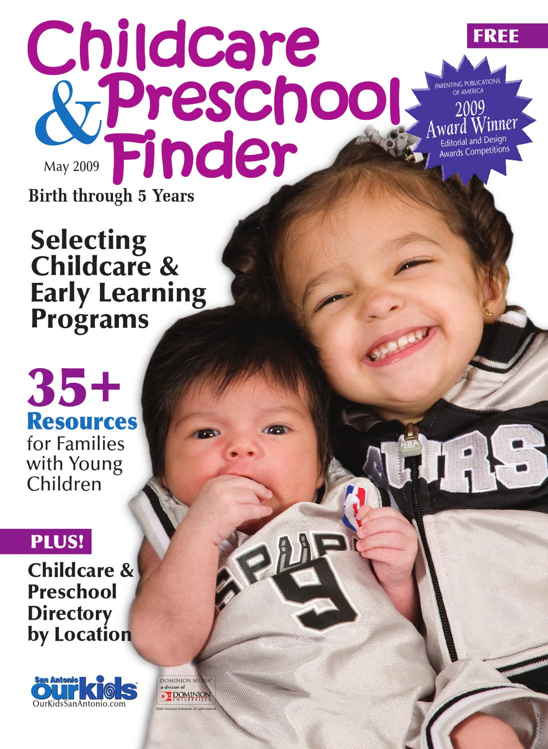 Childcare Preschool Finder 2009 by Our Kids Magazine - Issuu