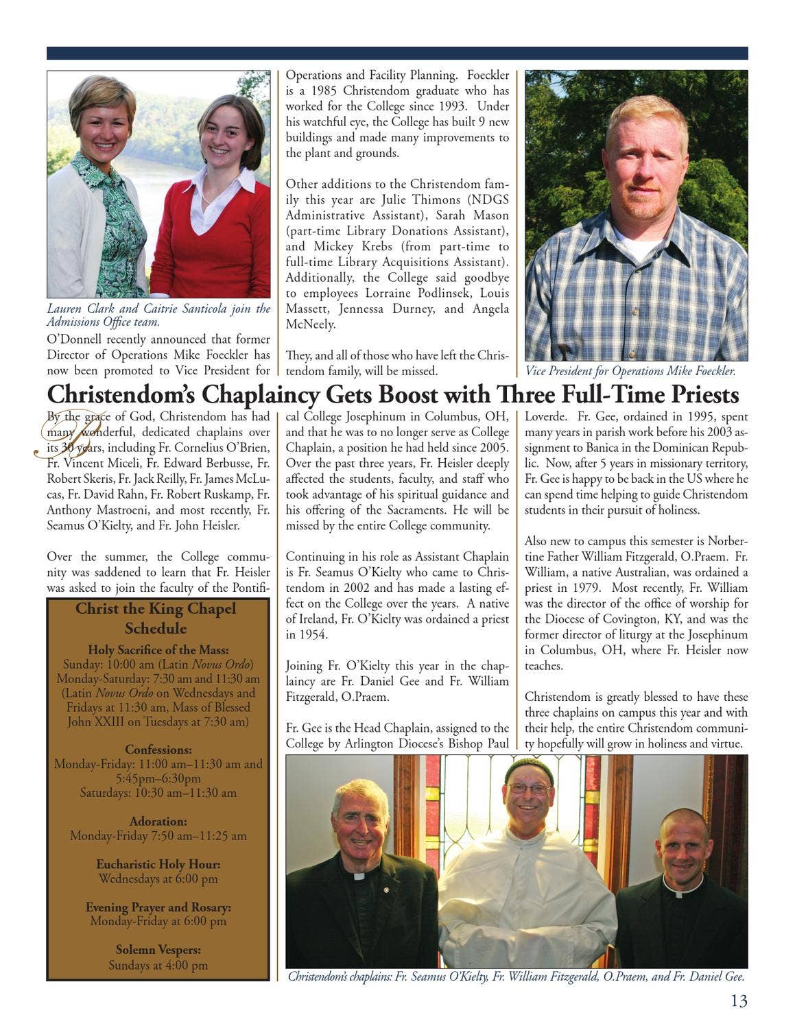 Instaurare | Fall 2008 by Christendom College - Issuu