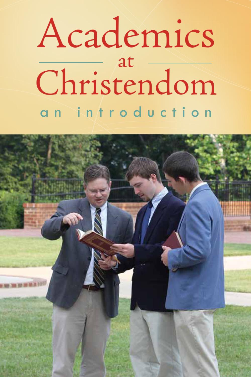 academic_brochure by Christendom College - Issuu