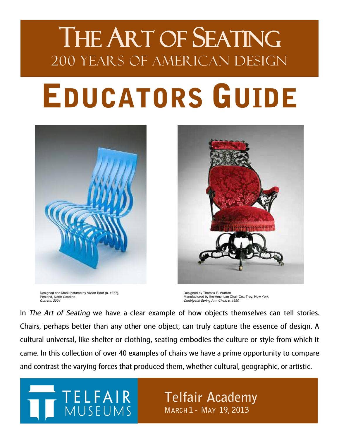 The Art of Seating Educator Guide by Telfair Museums - Issuu