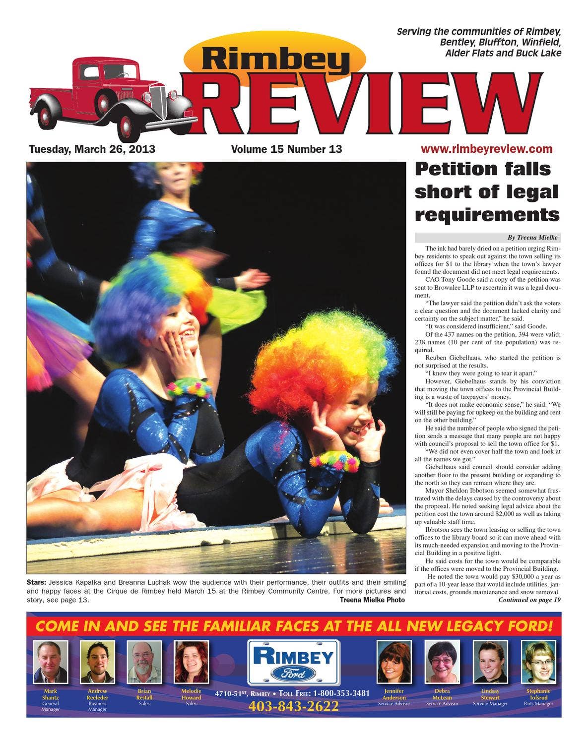 Rimbey Review, March 26, 2013 by Black Press Media Group - Issuu