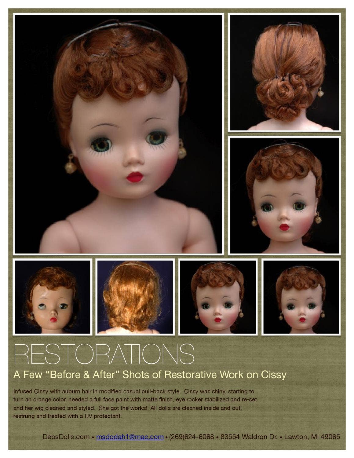 Cissy & Elise Doll Restorations by Debbie Foster - Issuu