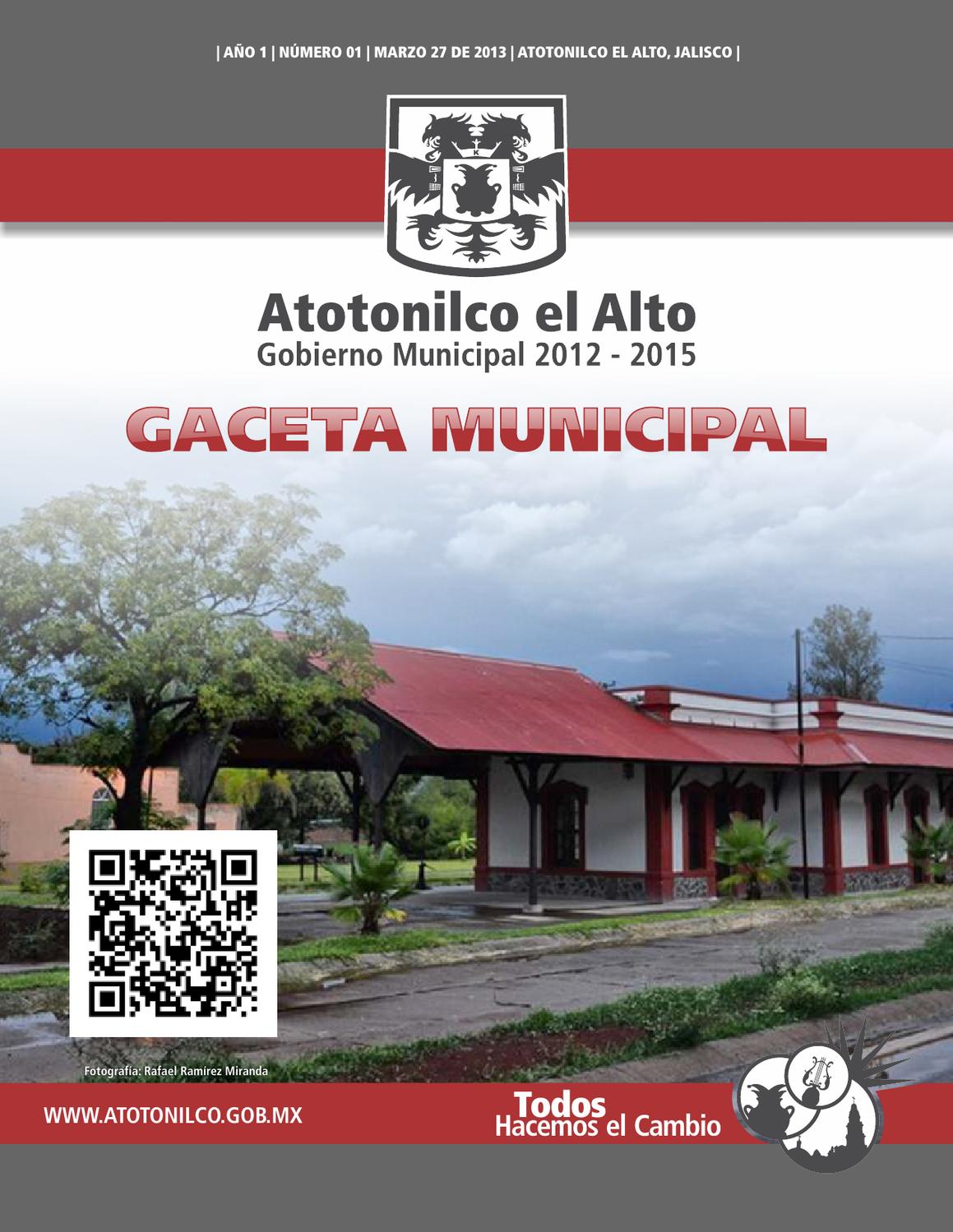 Gaceta Municipal - AtoGobMx - Ed01 by Atotonilco el Alto Gobierno ...