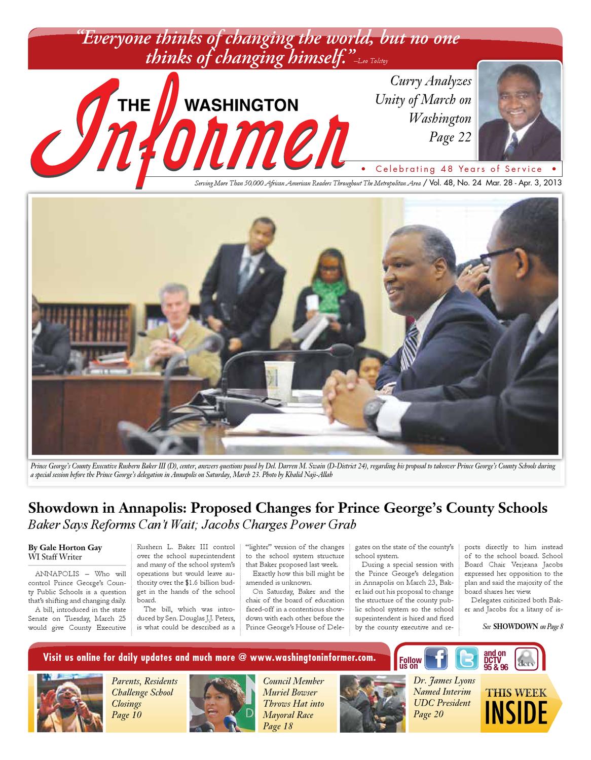 Washington Informer - March 28, 2013 by The Washington Informer - Issuu