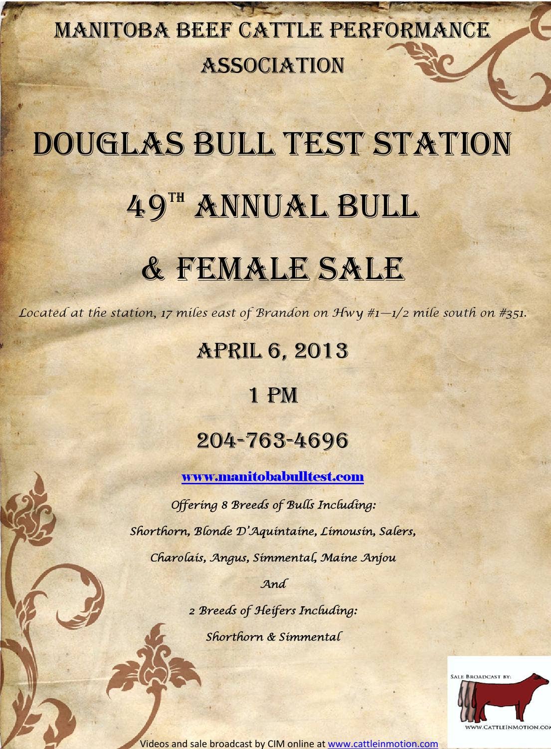 Manitoba Bull Test 2013 by Charolais Banner - Issuu