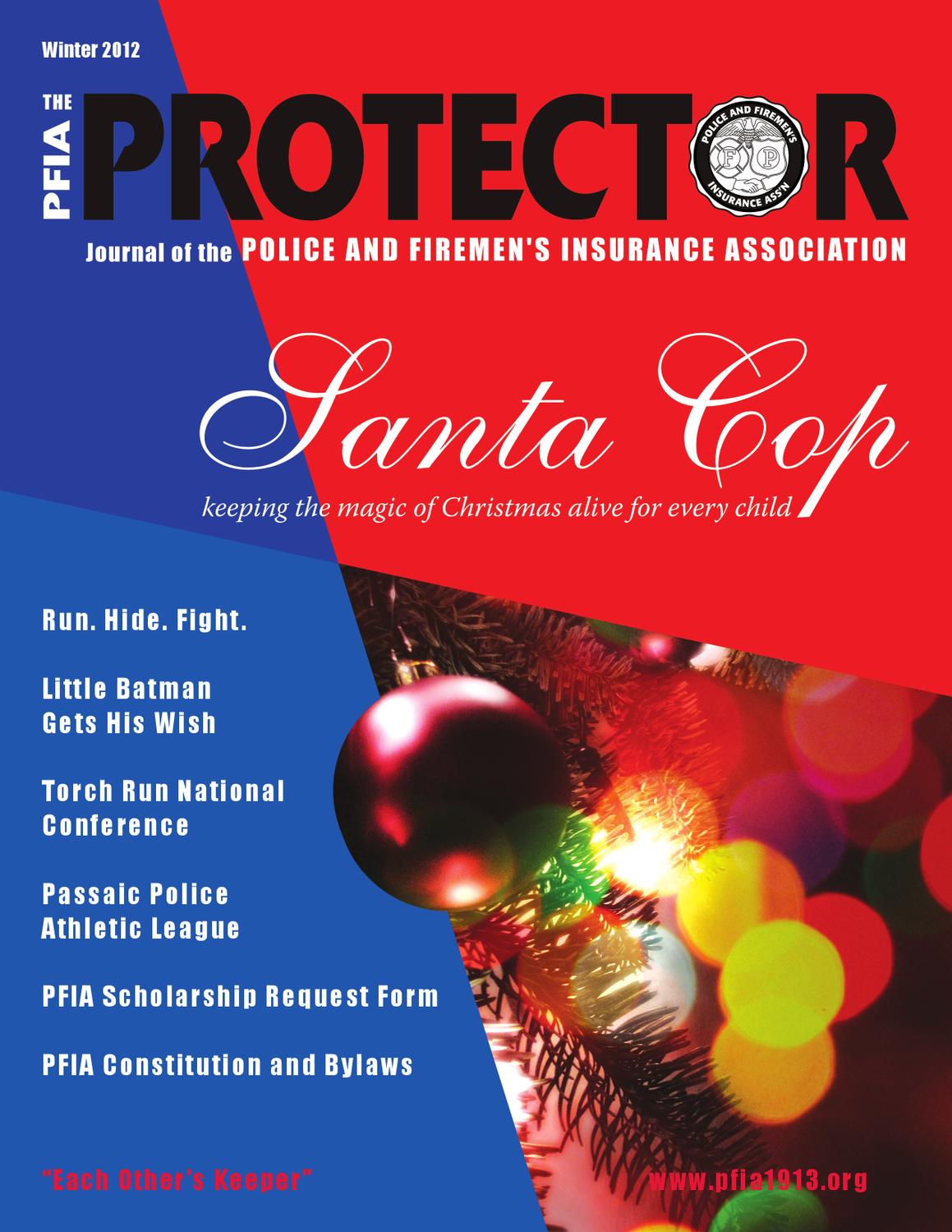 The PFIA Protector - Winter 2012 by Police and Firemen's Insurance ...