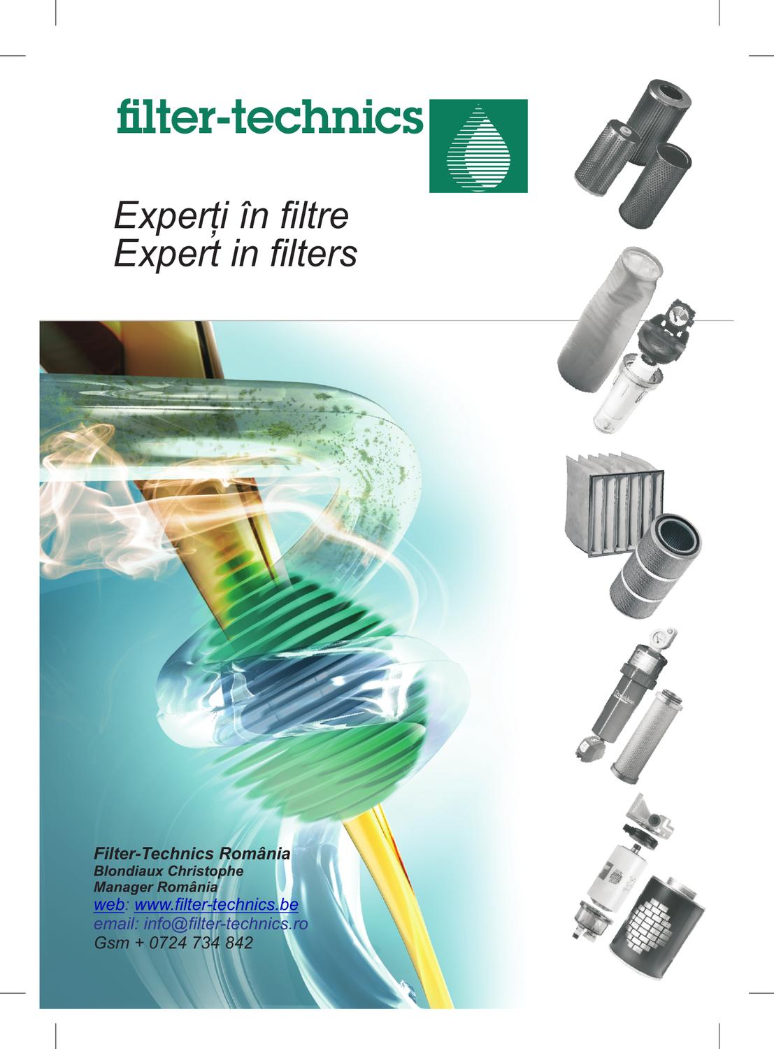 FILTER-TECHNICS BROSURA ROMANIAN 2013 by Filter-Technics - Issuu