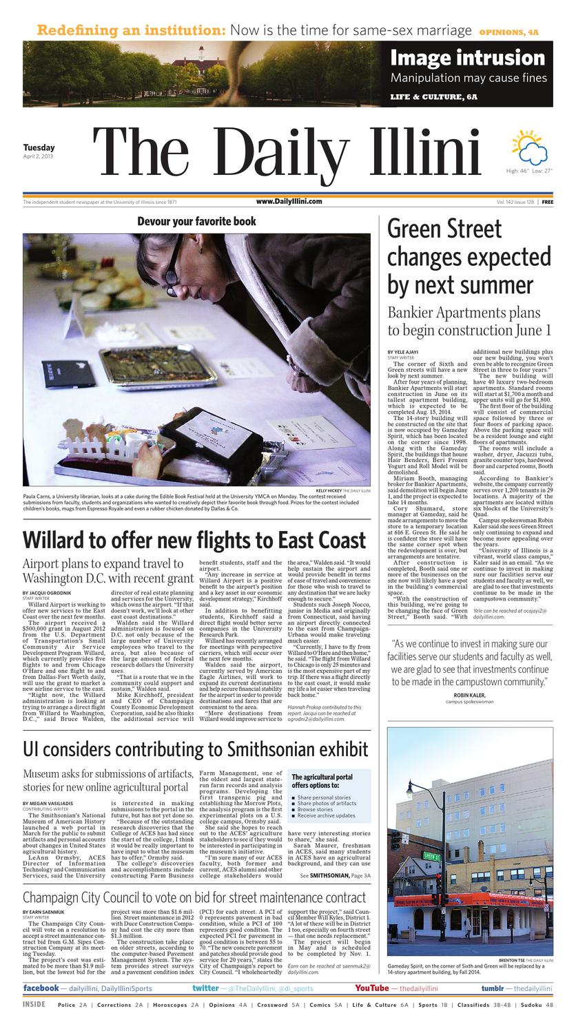 The Daily Illini: Volume 142 Issue 129 by The Daily Illini - Issuu