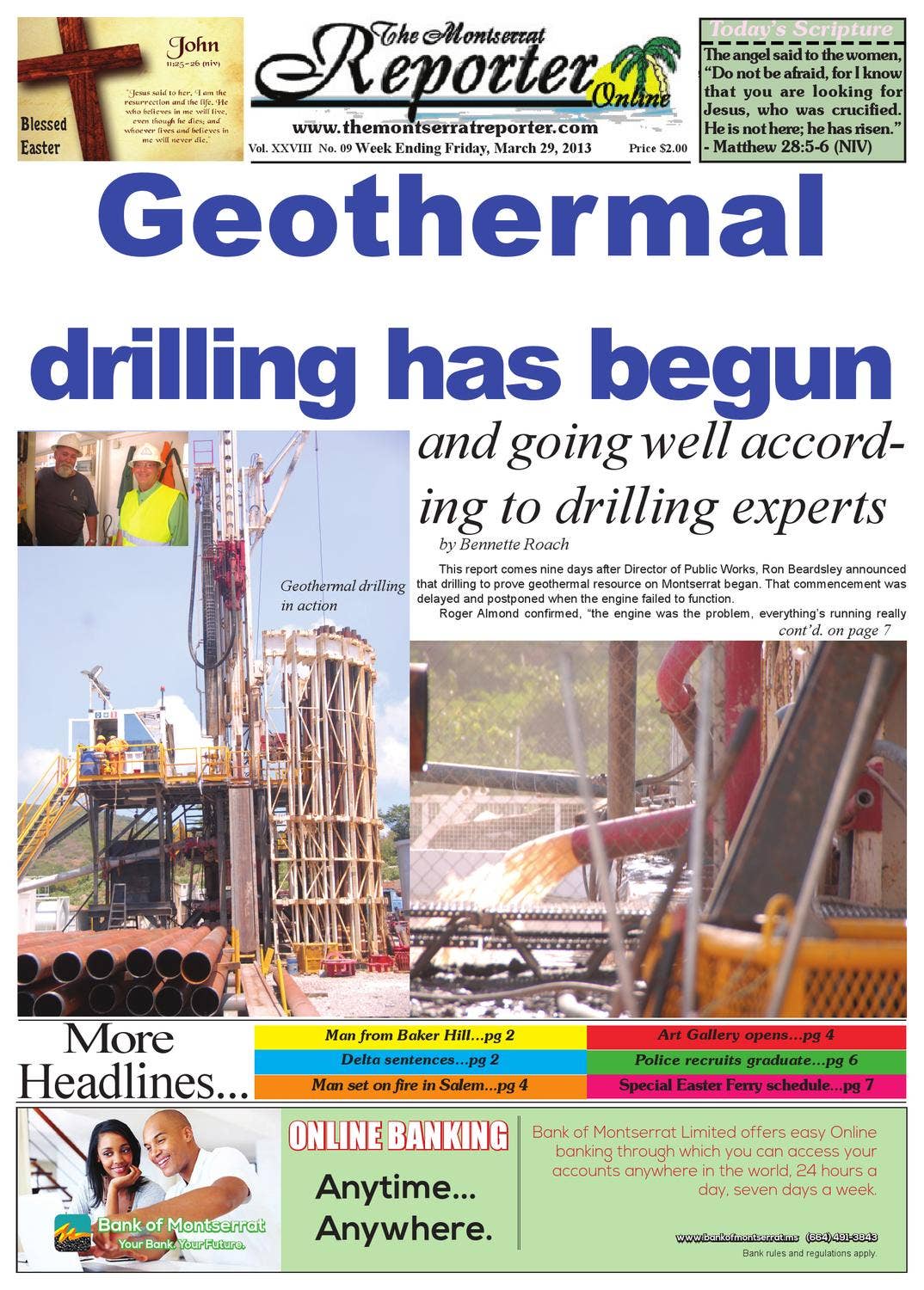 The Montserrat Reporter- March 29 2013 by The Montserrat Reporter - Issuu