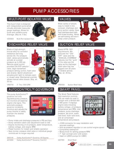 Pump Catalog by Darley - Issuu