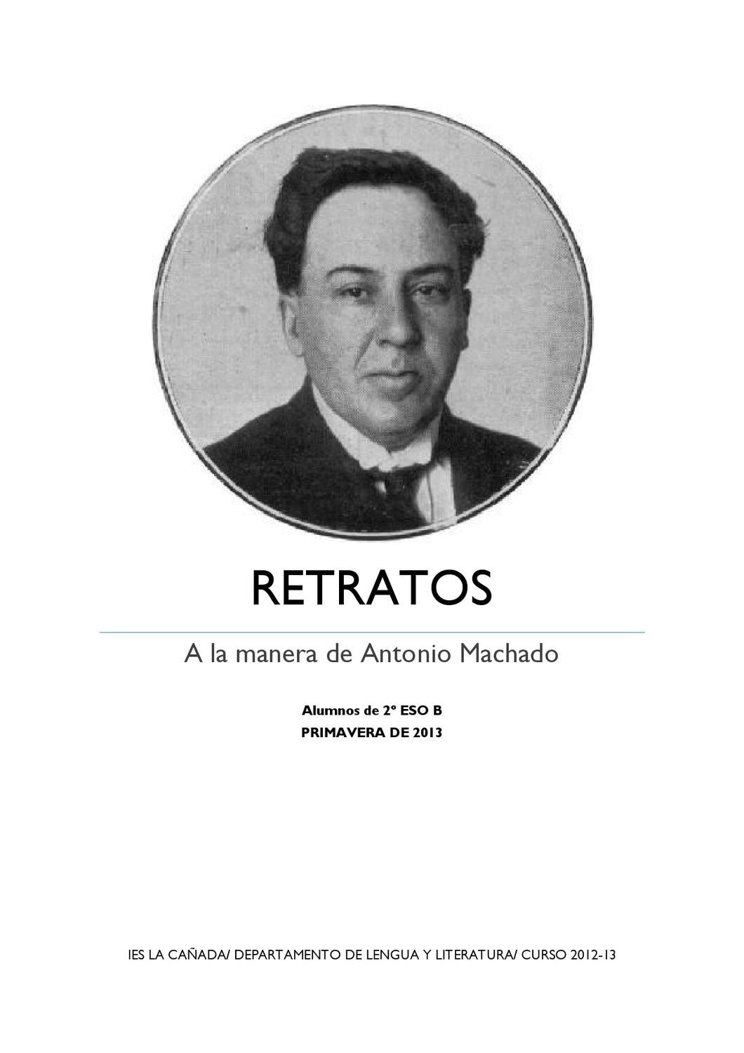 Retratos a la manera de Antonio Machado by Carlota Bloom - Issuu